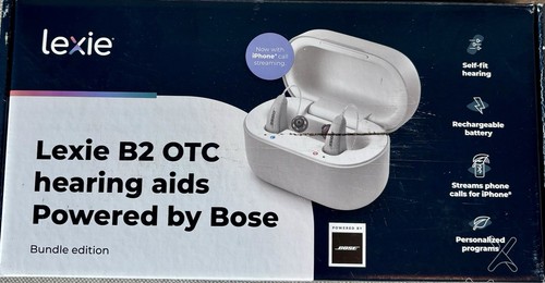 Lexie B2 OTC Hearing Aids Powered by Bose Rechargeable Hearing Aids ...