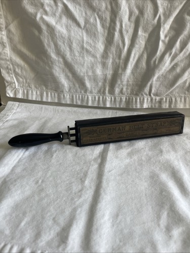 Antique Badger German Razor Belt Strap in Original Box | eBay