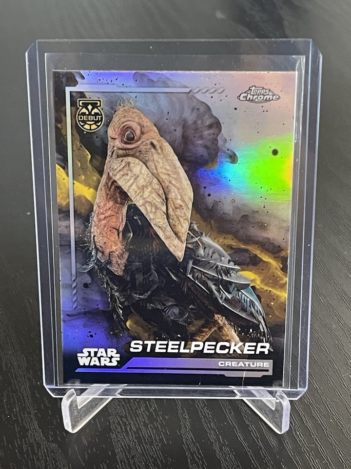 2024 Topps Chrome Star Wars Steelpecker Debut REFRACTOR | eBay