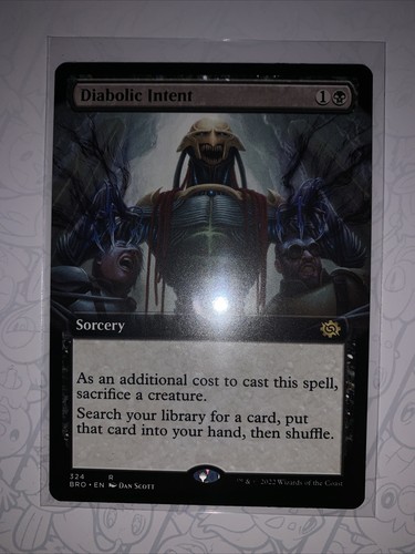 Diabolic Intent Extended MTG The Brothers' War Rare NM/M *ON HAND* | eBay