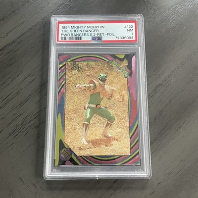 1994 Power Rangers Series 2 Green Ranger FOIL #122 PSA 7 Low POP None ...
