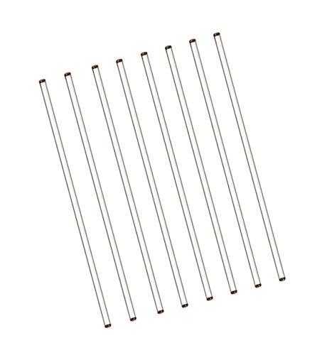 glass stirring rod used for chemistry lab 150mmx6mm long , laboratory ...