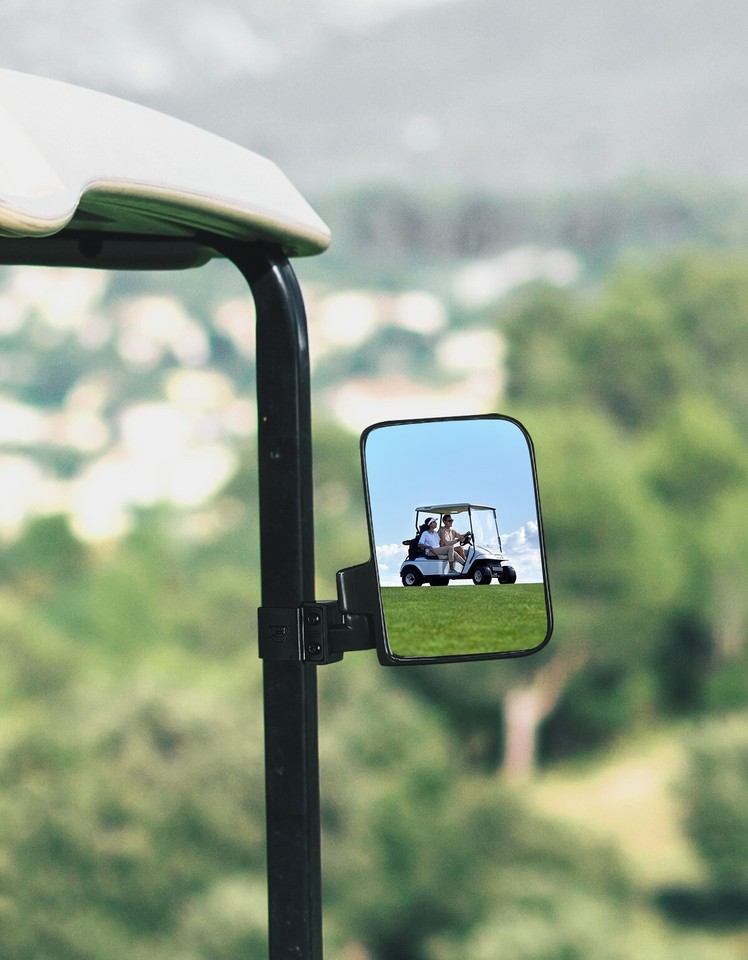 KEMIMOTO Golf Cart Rear View Side Mirrors No Drilling for Yamaha Club ...