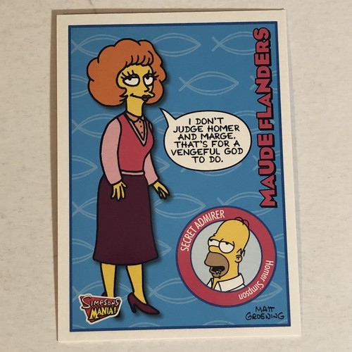 The Simpsons Trading Card 2001 Inkworks #14 Maude Flanders | eBay