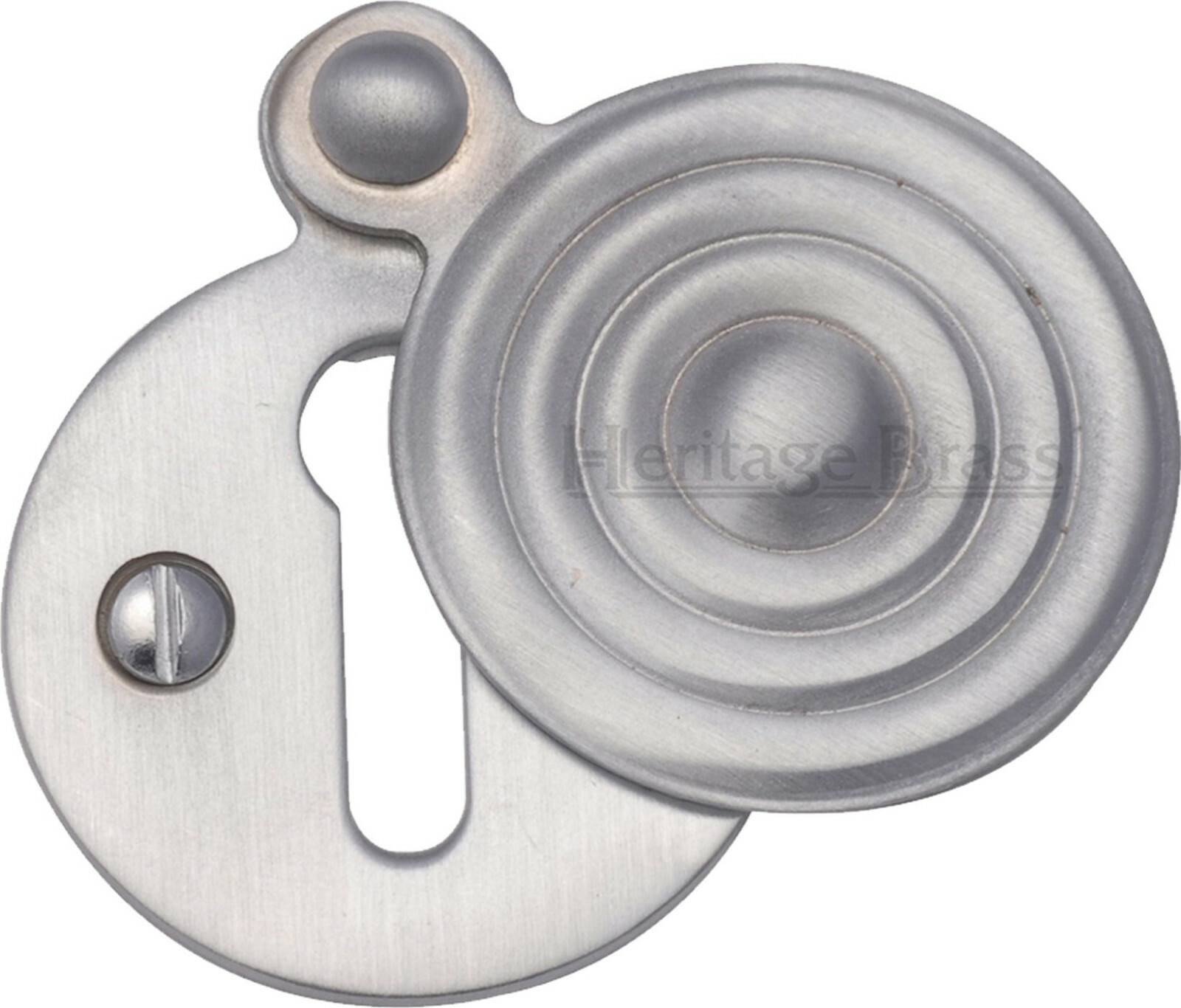 33mm Traditional Reeded Victorian Standard Keyhole Escutcheon Premium ...