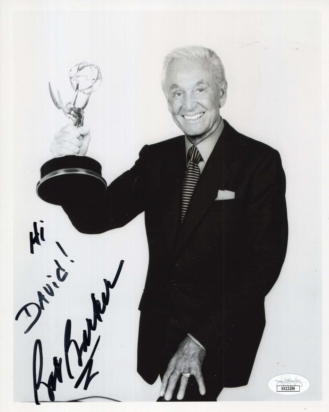 BOB BARKER HAND SIGNED 8x10 PHOTO PRICE IS RIGHT HOST TO DAVID JSA | eBay