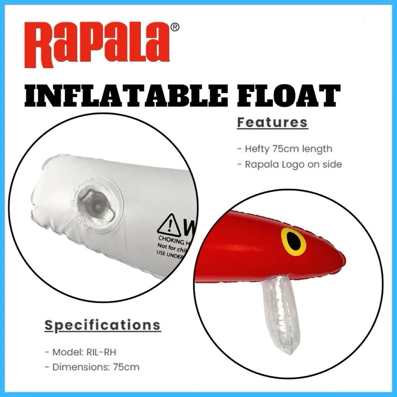 1 PCS rapala inflatable giant lure, for display or gift, rapala red ...