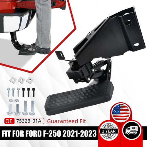 For Ford F250 F350 F450 Truck Rear Bumper Side Bed Step Retractable ...