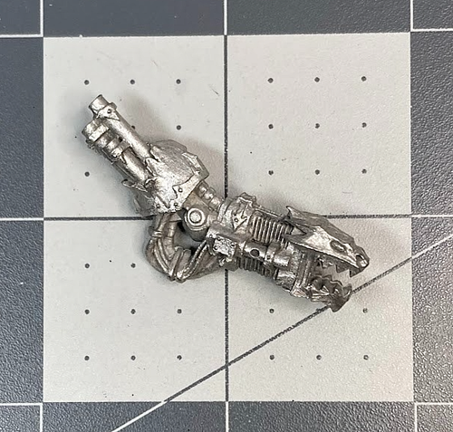 Rare 40K Chaos Space Marine TERMINATOR LORD PLASMA GUN ARM metal bit GW ...