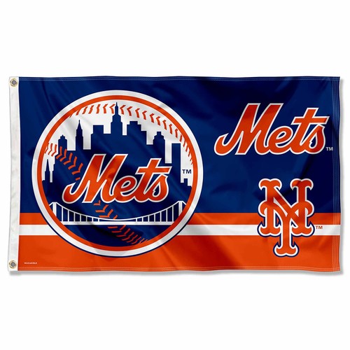 New York Mets Logo Insignia Banner Flag | eBay