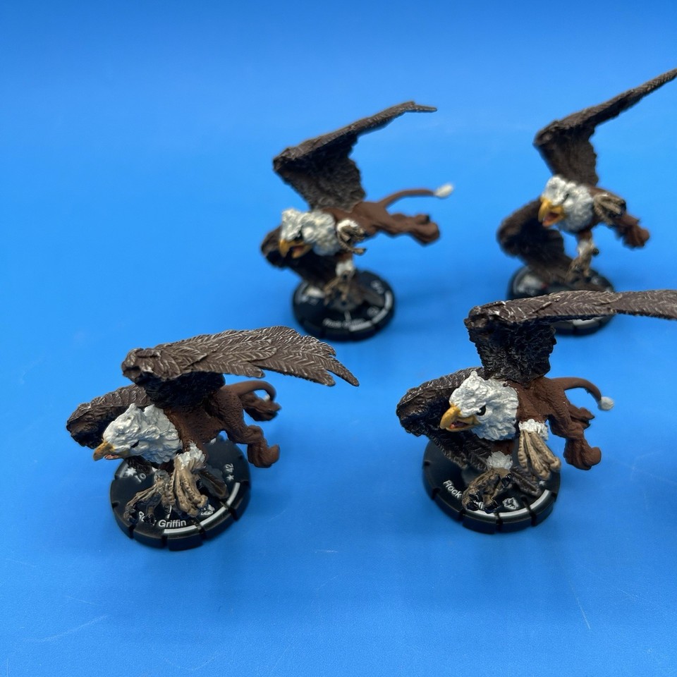 Lot of 9 Wizkids Mage Knight Figures Rock Griffin Minifigures ...