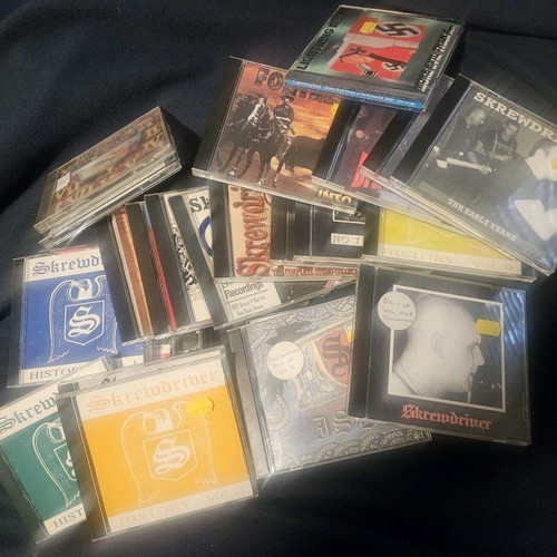 Punk Rock 59 Cd Lot Ian Stuart Donaldson Skrewdriver Blood and Honour ...