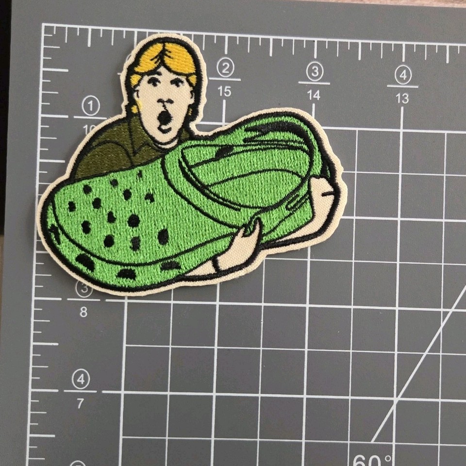 Steve Irwin Holding A Croc Funny Australia Crocodile Reptile Iron On ...