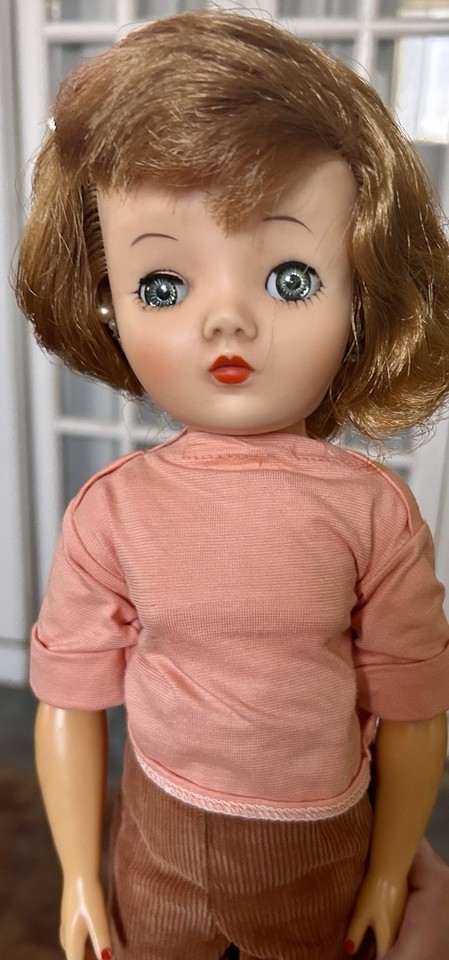 Vintage 60’s Vinyl 17” Doll In Cute Outfit Margie Made By Belle Toy ...