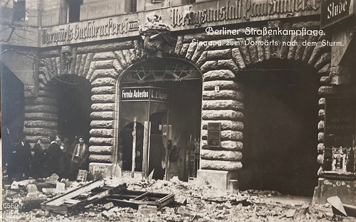RARE! POST-WW1 GERMAN FREIKORPS BERLIN AFTER THE STORM 1919 PHOTO ...
