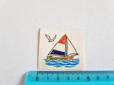 Adhésif Bateau France Sticker Autocollant Adhésif Vintage Années 80 ...