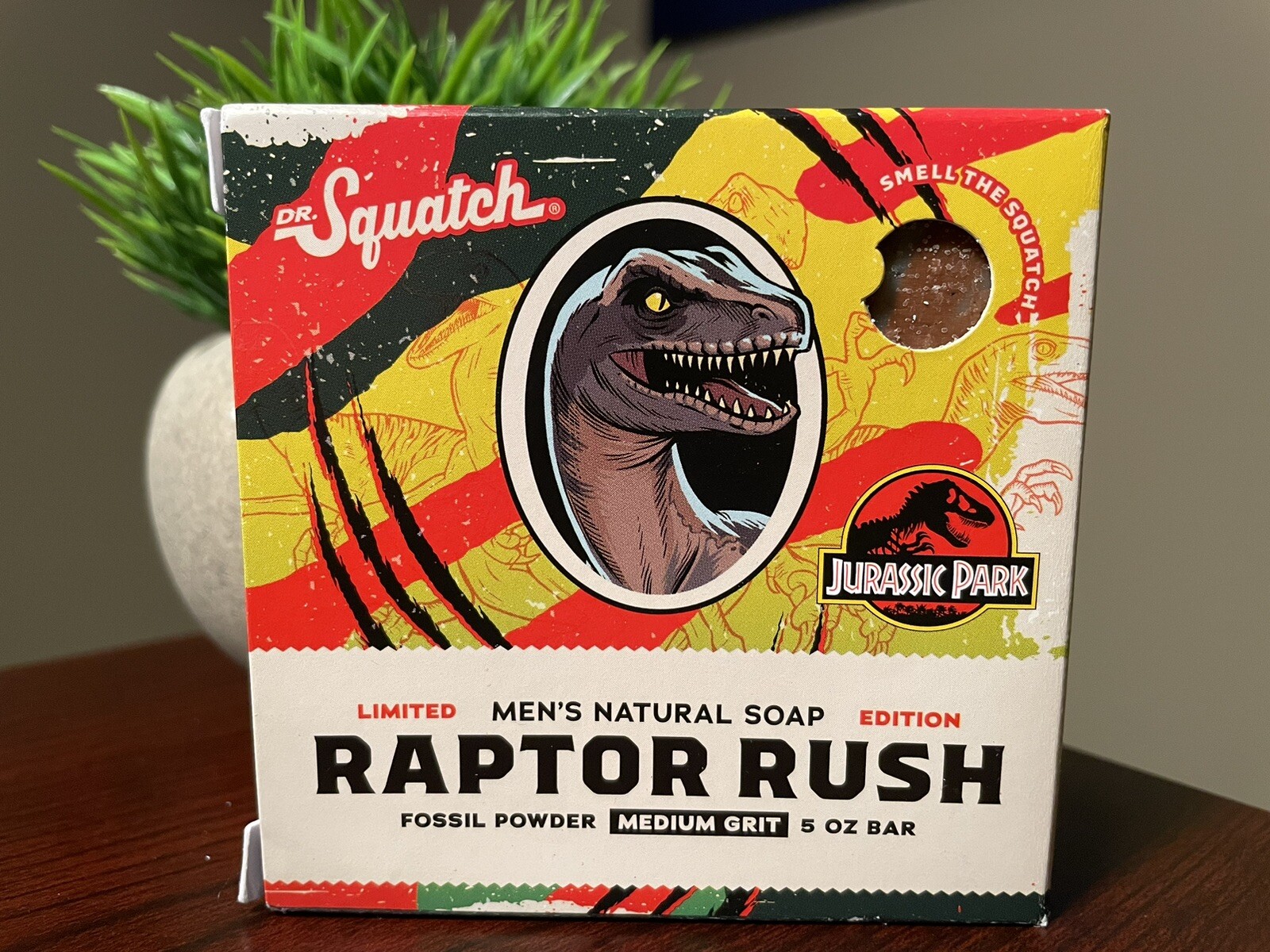NEW Dr. Squatch x Jurassic Park Limited Edition Soap - Raptor Rush 5oz Bar | eBay