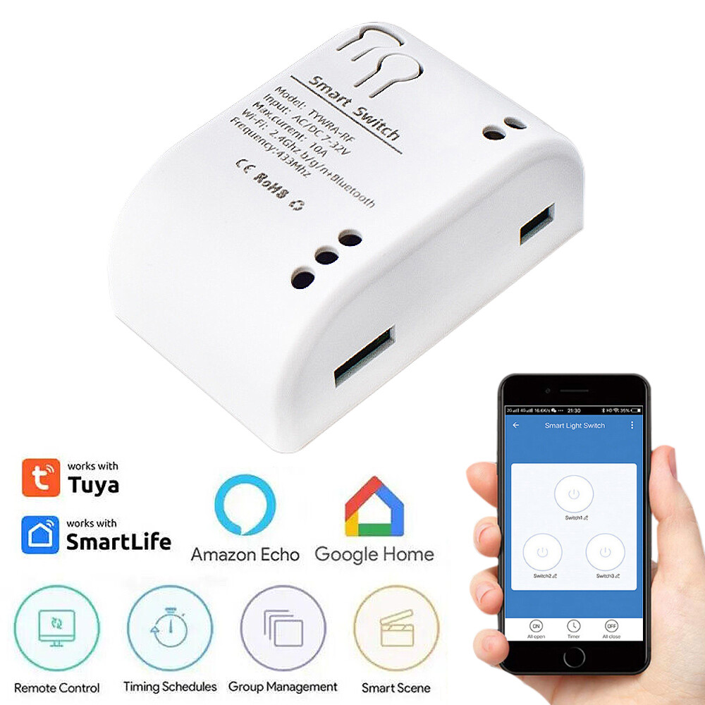 Diy Home Automation Lighting Control 10A Smart WiFi Wireless Light