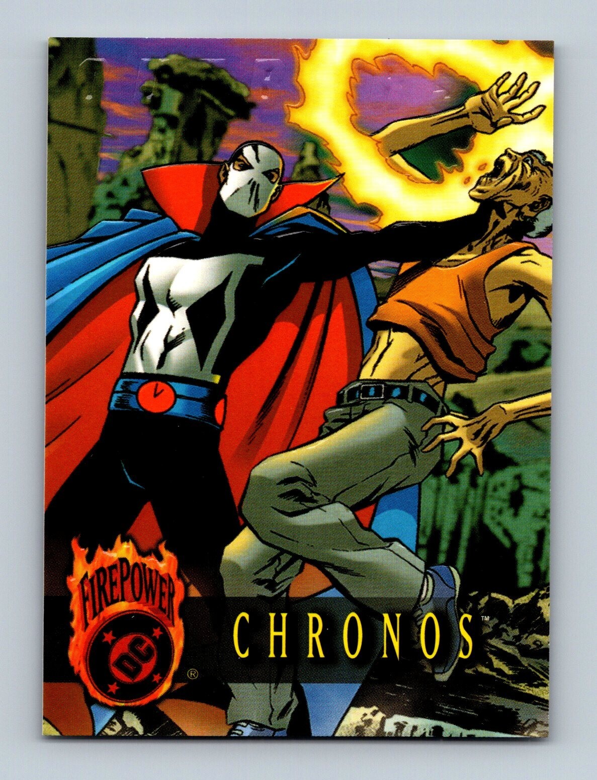 DC FirePower Flair - Chronos 44 - Embossed Outburst 1996 Comics | eBay