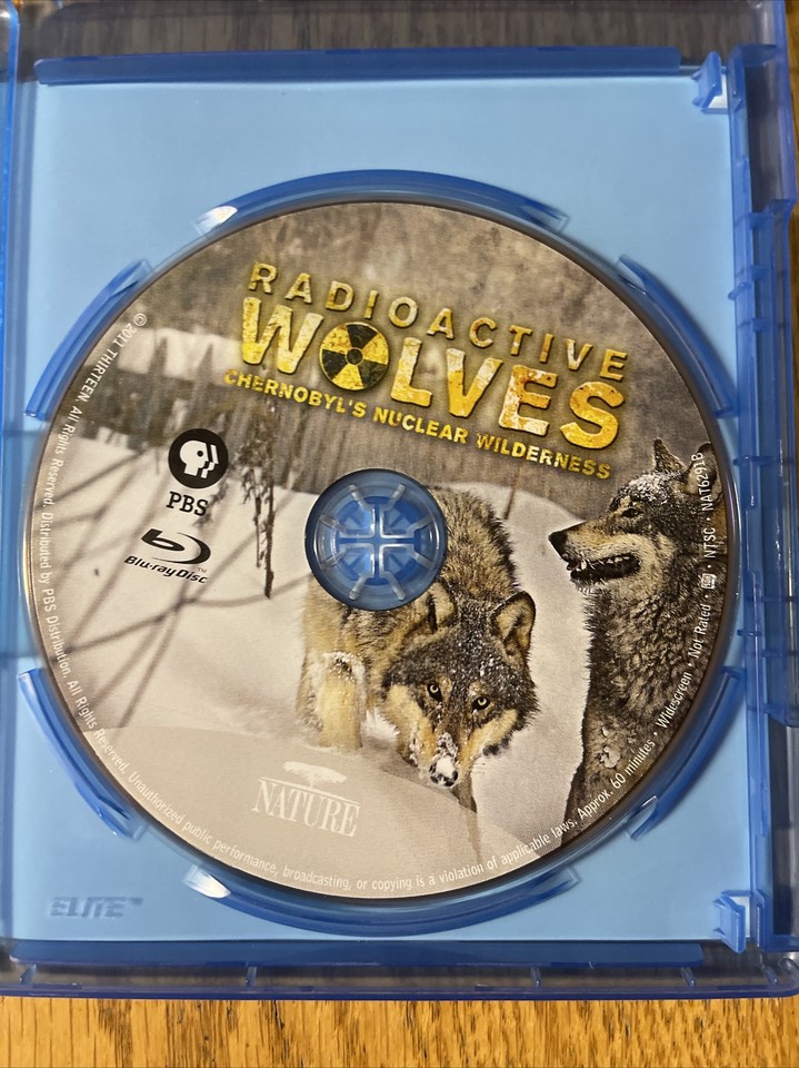 Super Rare Blu-ray PBS Nature Radioactive Wolves Chernobyl's Nuclear ...