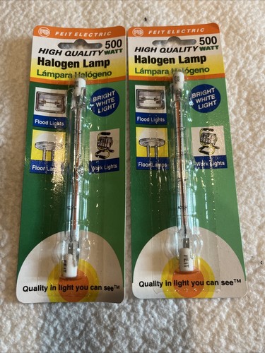 Feit Electric Halogen Bulbs 500W 120Volts *LOT OF 2” | eBay