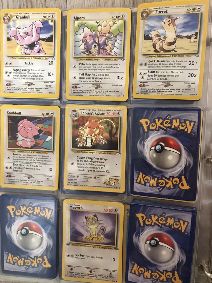 Very Rare Original 1995 Pokemon Cards BUNDLE Great Condition | eBay