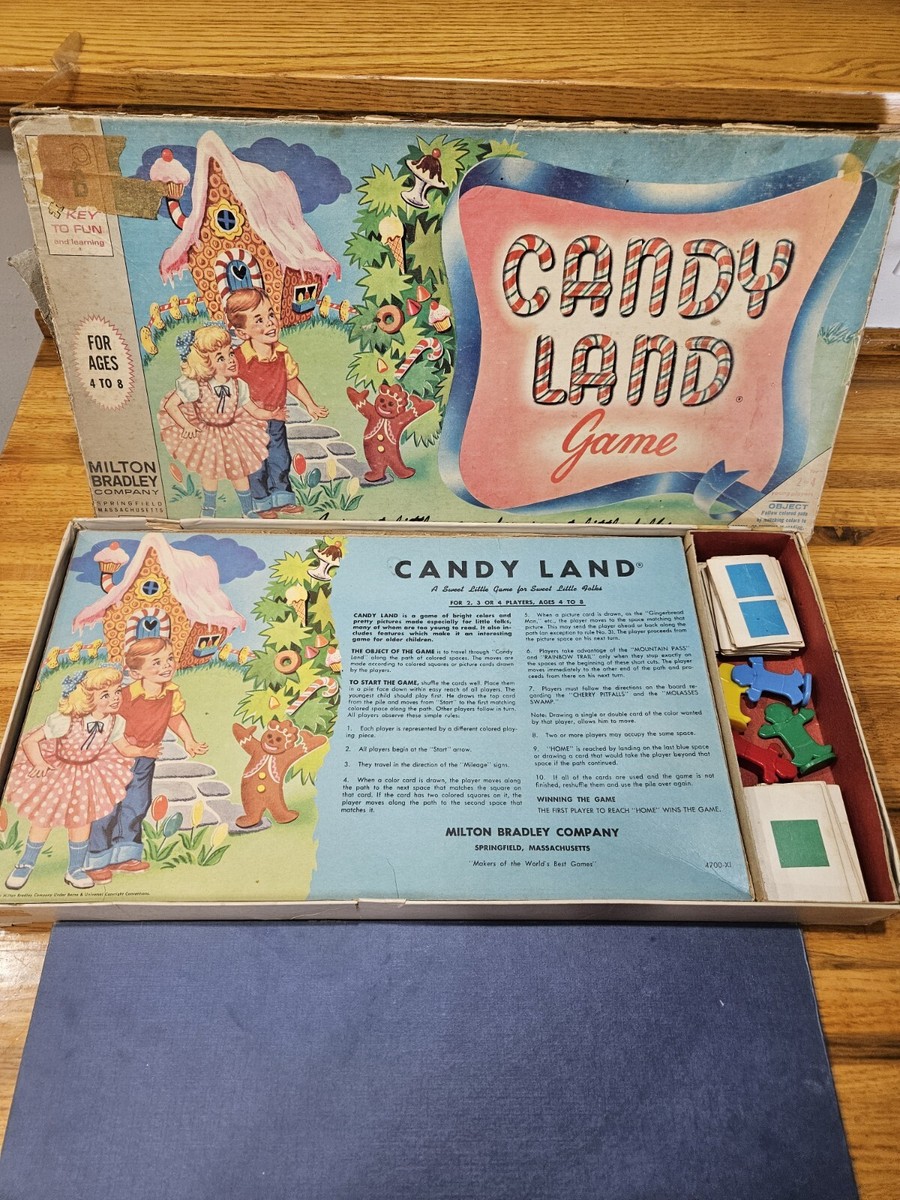 Original Candyland Game Characters Vintage WIN The Candyland Game