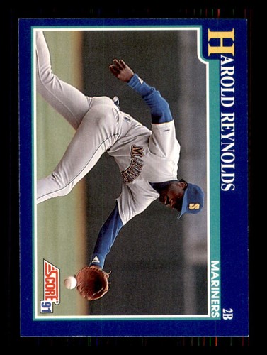 1991 Baseball Score Harold Reynolds Seattle Mariners #48 | eBay