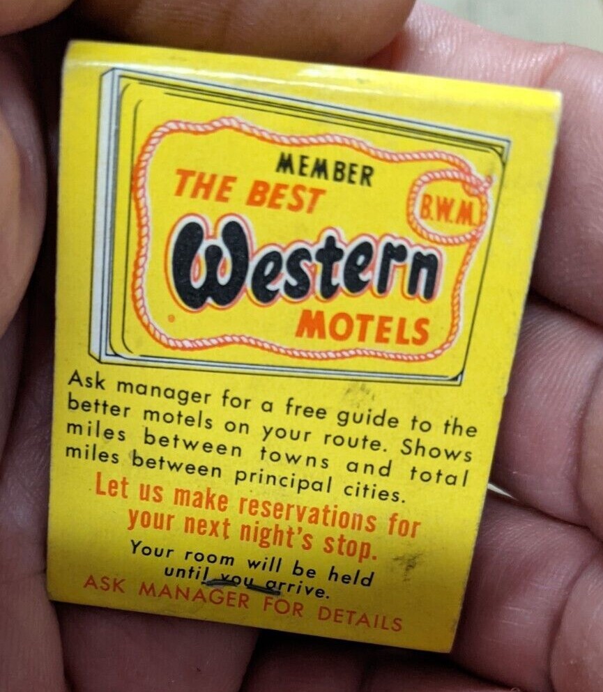 Vintage Best Western Town House Motel Matchbook Cape Girardeau MO Bill ...