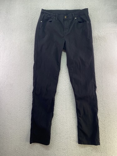 Calvin Klein Mens Size 30x31* Black Slack Straight Leg Pants | eBay