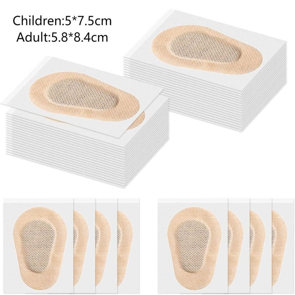 10PCS Sterile Eye Patches Breathable Eye Pad Creative Amblyopia Bandage ...