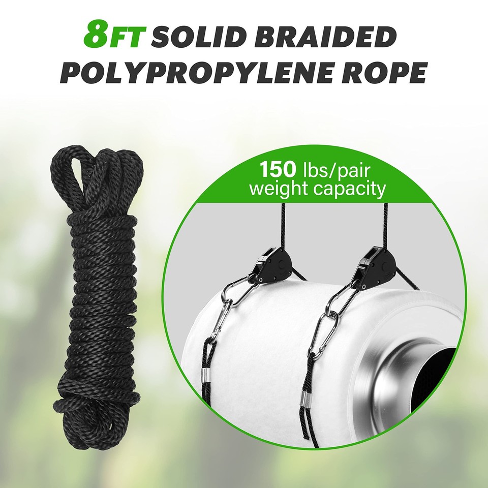 24Pcs 1/8" Kayak Tie Downs Rope Canoe Bow and Stern Tie Down Straps ...