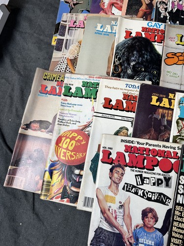 Vintage Lot Of 32 National Lampoon Magazines From 70s & 80s Comedy SNL ...