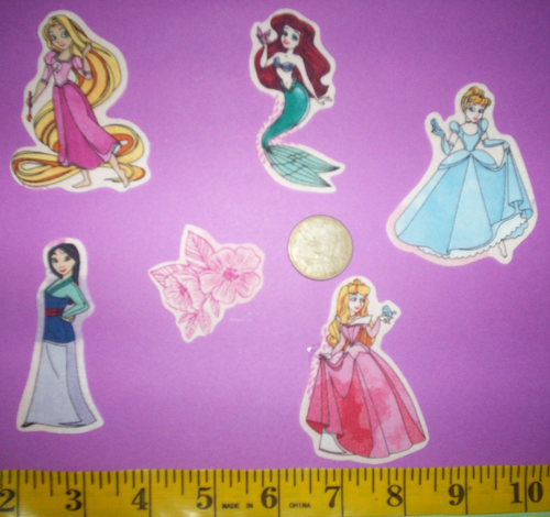 New! Disney Princesses Iron-ons Fabric Appliques Iron-ons | eBay