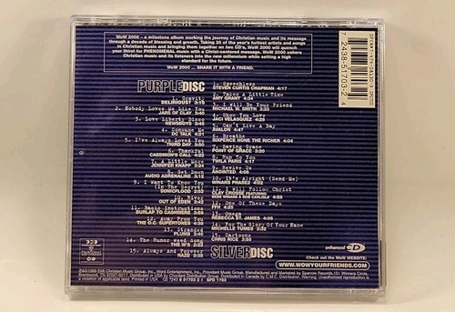 Wow 2000: The Year's 30 Top Christian Artists and Songs (2-CDs) r1 s10 ...