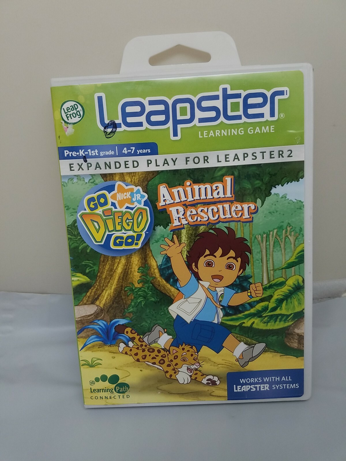 LeapFrog Leapster (1 & 2) Game: Go Diego Go! Animal Rescuer (ages 4 - 7 ...