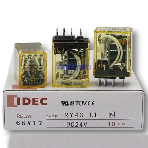 10PCS/Box New Intermediate Relay RY4S-UL DC12 24V AC24 110 220V 5A 14 ...