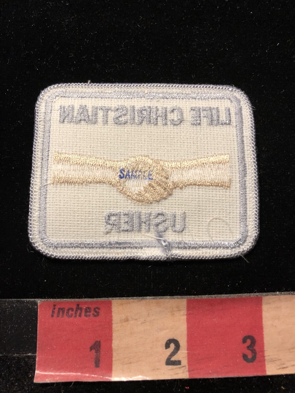 Version 2 LIFE CHRISTIAN USHER Patch (Sample On Back) 84G2 | eBay