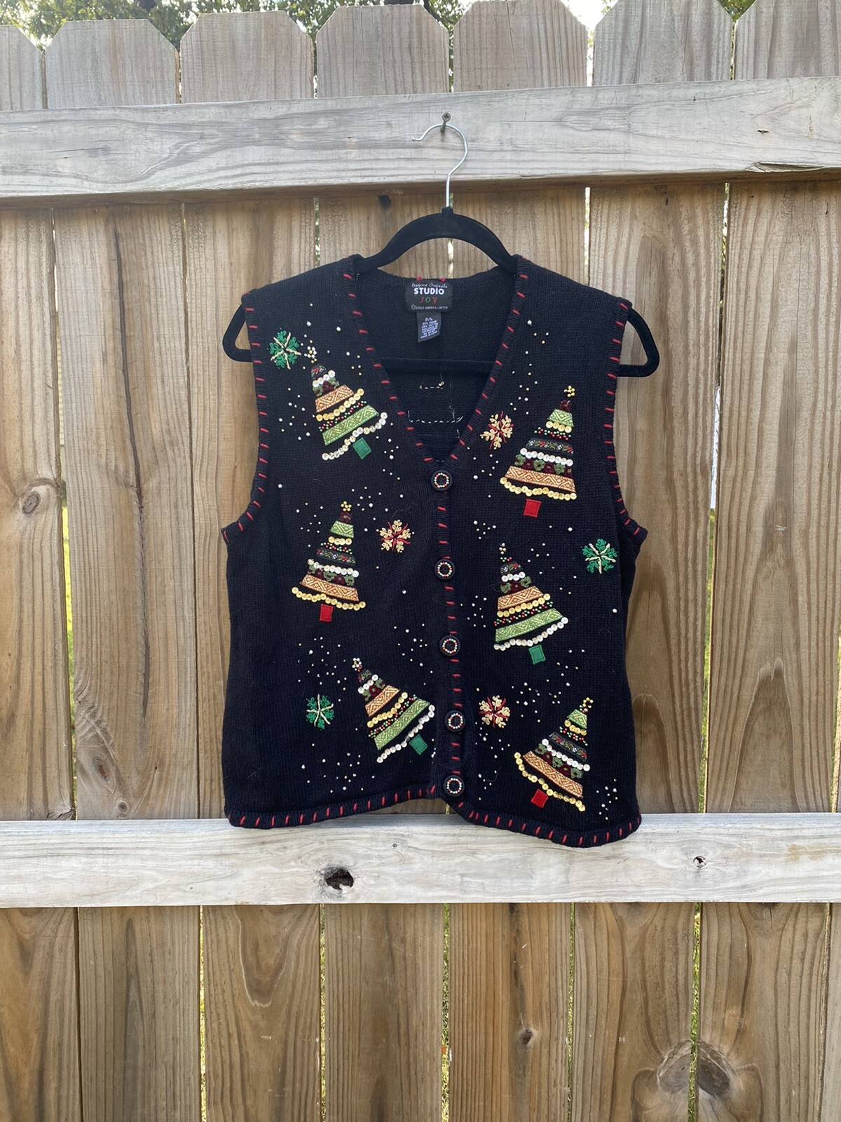 VTG 90s Designers Original Studio Joy Ugly Christmas … - Gem