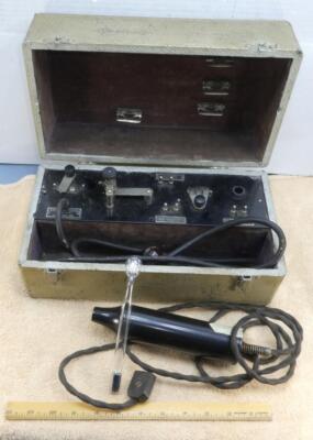 Vintage AMOS M. CATO Violet Ray Medical Quackery Quack Device w/ Box ...