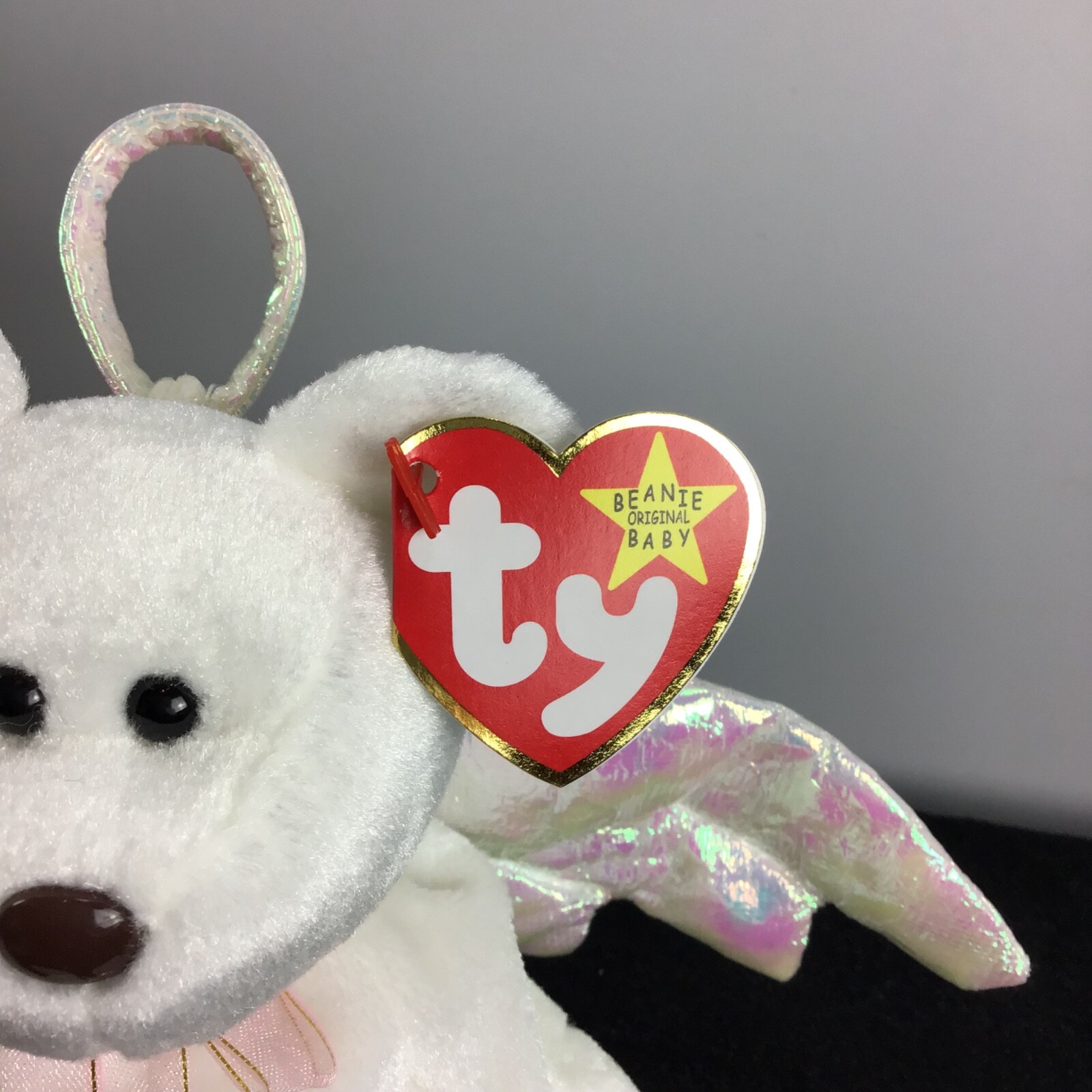 TY Beanie Baby,Teddy,Bär,Schutzengel,Plüschfigur,Plüschtier,klein ...