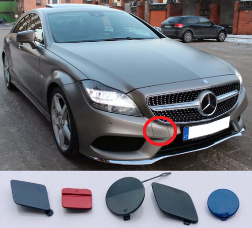 Mercedes CLS W218 Facelift AMG Front Tow Eye Cover Painted To Match ...