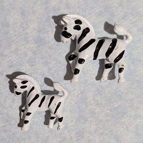 Vintage 2 pc Pin Set - White & Black Enamel Zebras Fashion Costume ...