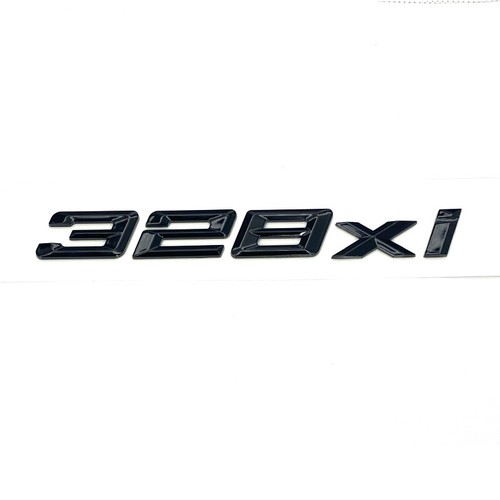 Gloss Black 3D ABS Letters Trunk 328xi Emblem Rear Badge for BMW 2017 ...