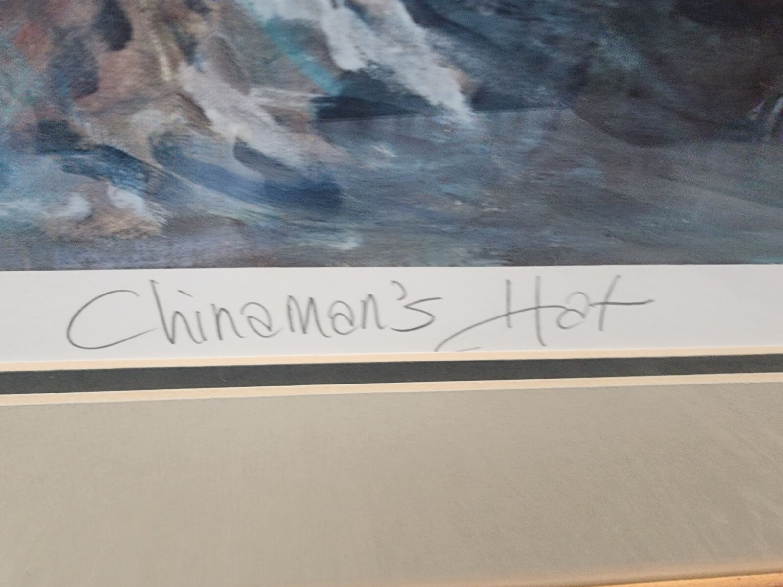 Framed Chinaman's Hat Dean Howell Art LE 8/550 30" x 36" 1988 Print | eBay