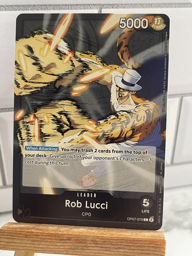 One Piece TCG Rob Lucci OP07-079 Leader | eBay