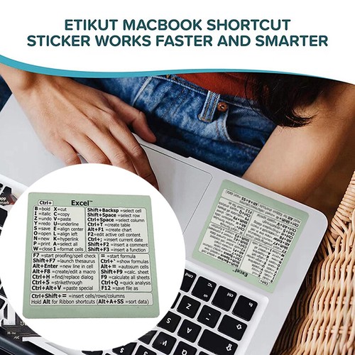 1Pc Reference Keyboard Shortcut Sticker Adhesive For PC Laptop StickeDC ...