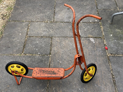 Antique Original 1940s-1950's TRI-ANG Scooter with Stand, Original ...