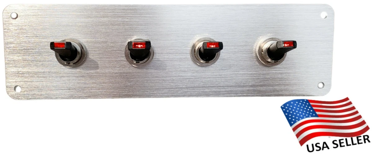 4 Toggle Switch Panel