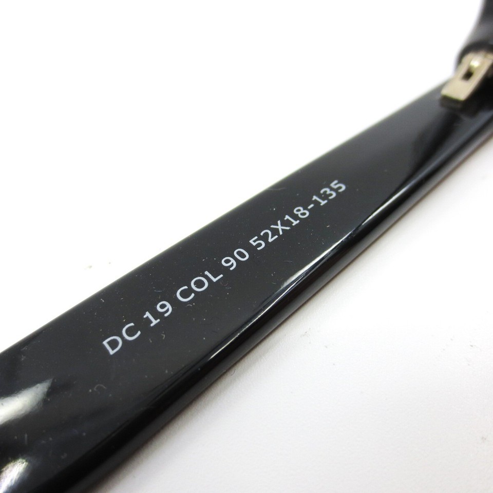 City Eyewear DC 19 COL 90 Eyeglasses Frames Black Square Full Rim 52-18 ...